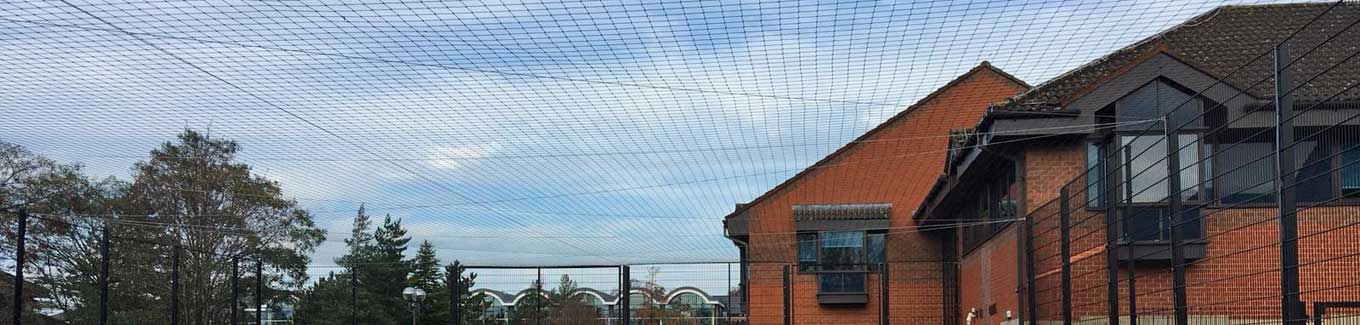 Roof Netting for Multi-Use Games Areas (MUGA's)