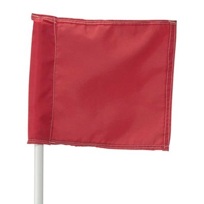Football Corner Poles & Flags - Single & 2-Colour Flags