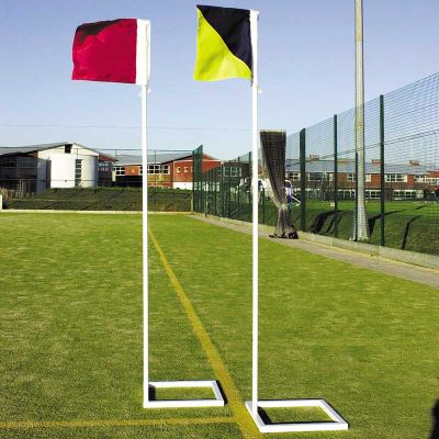 Rugby - Rugby Pitch Corner Poles & Flags