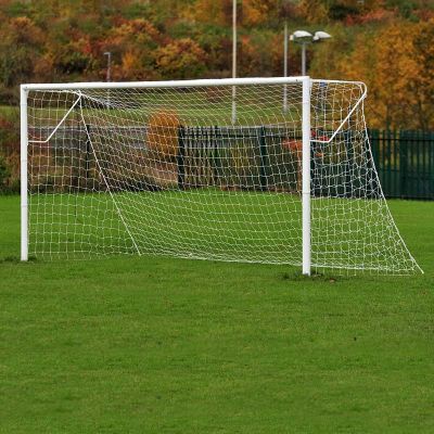 Steel 7-a-side Football Goals & Nets (4.8m x 1.8m / 16ft x 6ft)