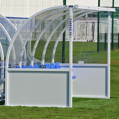 Football Pitch Shelters - Large (4m to 6m) Team Dugouts