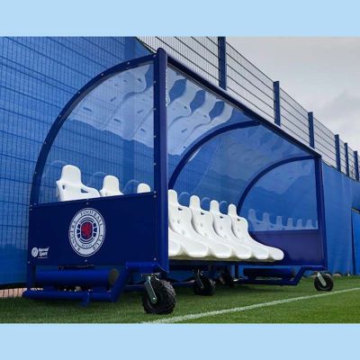 Football Pitch Shelters - Large (4m to 6m) Team Dugouts