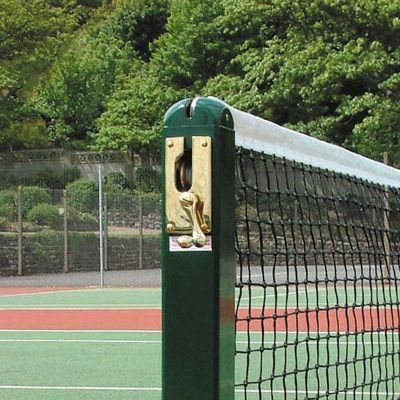 Tennis - Brass Tennis Post Winder Mechanisms & Handles