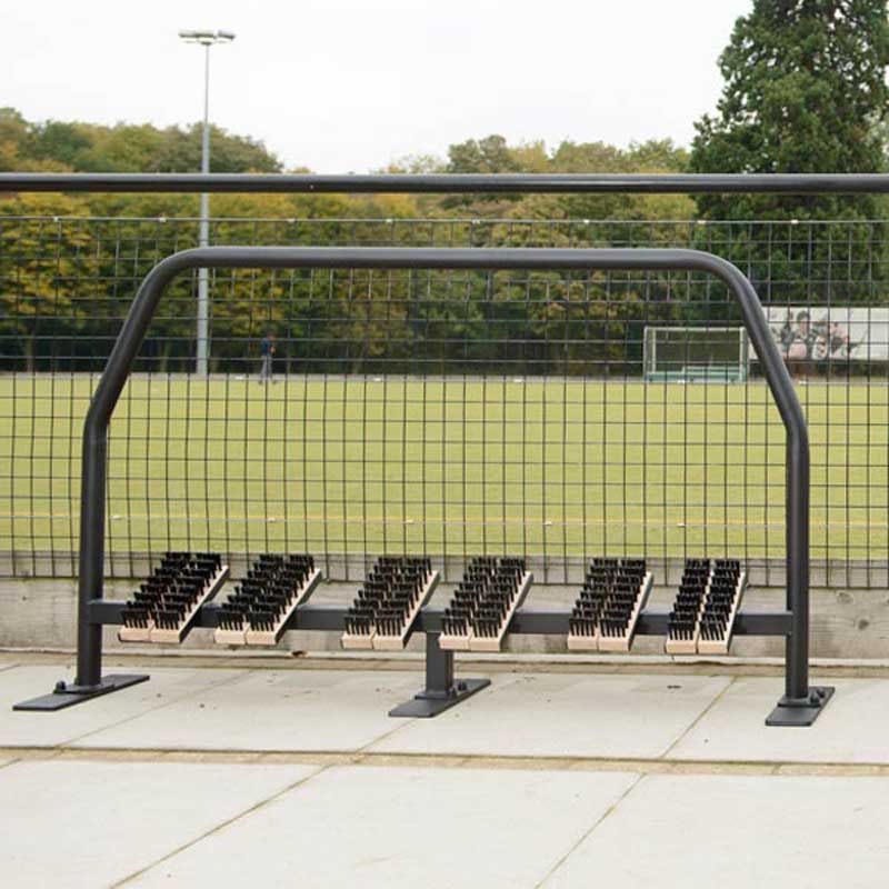 Premier Freestanding Angled Boot Wipers (3 Person)