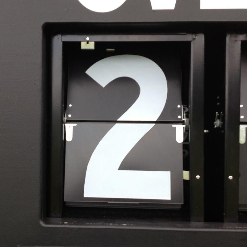 Cricket - Mechanical Scorer Numbered 0-9 (228mm x 305mm)