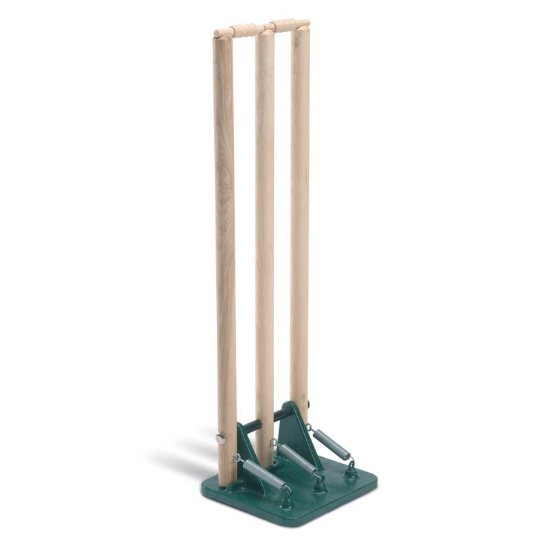 Cricket | Spring Return Stumps | Wooden Cricket Stumps