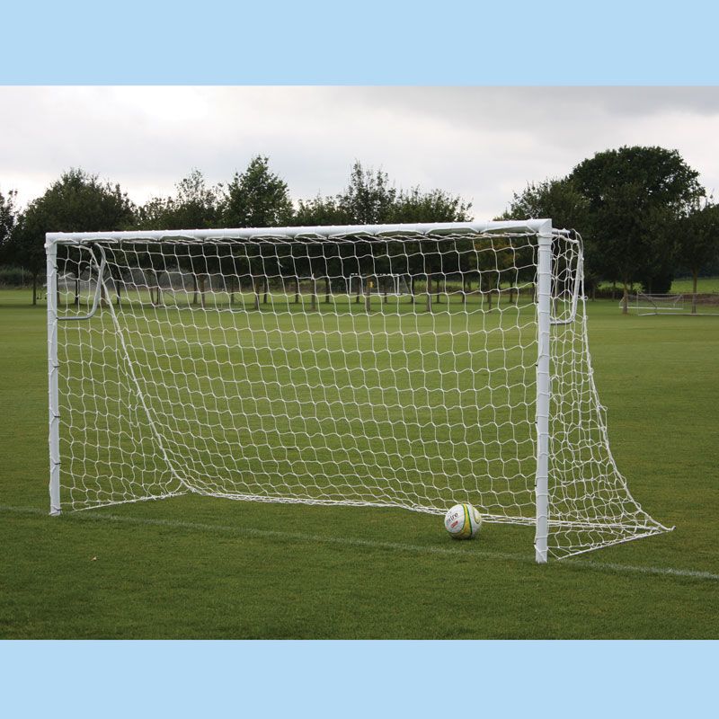 Football | Heavyweight Steel Mini Soccer Goals | 3.66m x 1.83m
