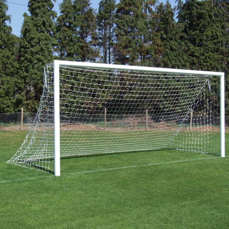 Aluminium 4G 9v9 Football Goals - Harrod Sport