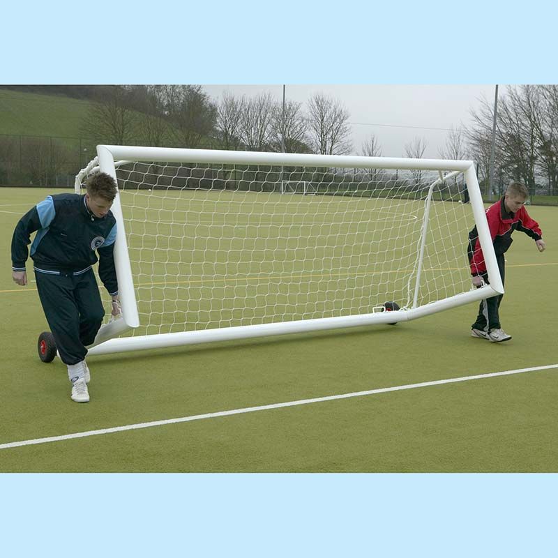 Pair of Nets for 16ft x 6ft Weighted Wheelaway 7-a-side Goals