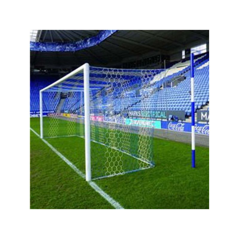 Full Size Box Shape 2-Colour Football Nets (4mm/Pair)