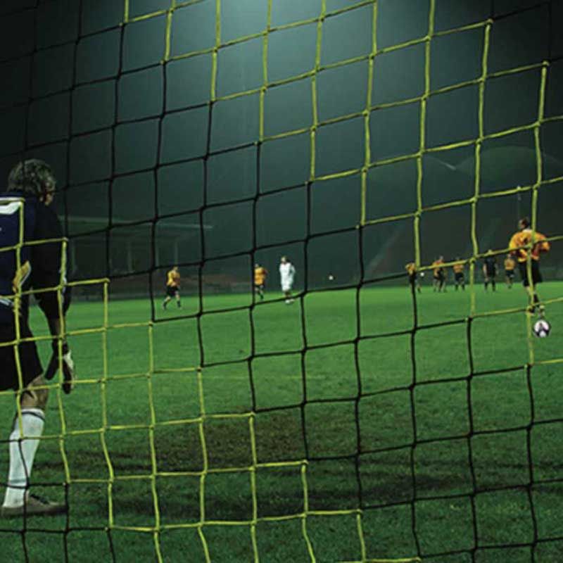 Full Size 2 Colour Straight Runback Football Nets