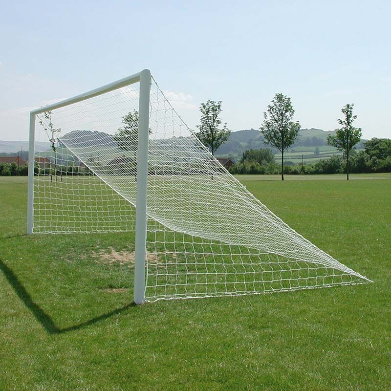 Pair of Quick Release Aluminium Socketed 9v9 Football Goals