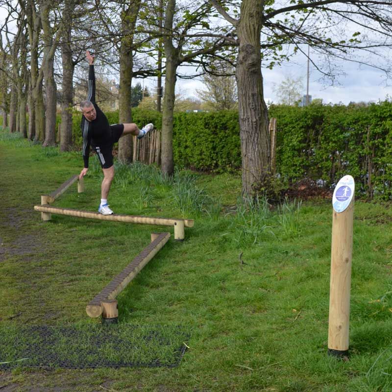 Timber Fitness Trails / Trim Trails - Balance Beams