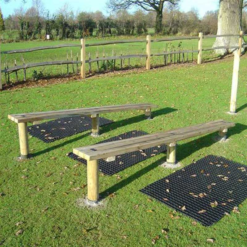 Timber Fitness Trails / Trim Trails - Inclined Multi Exercise Bench