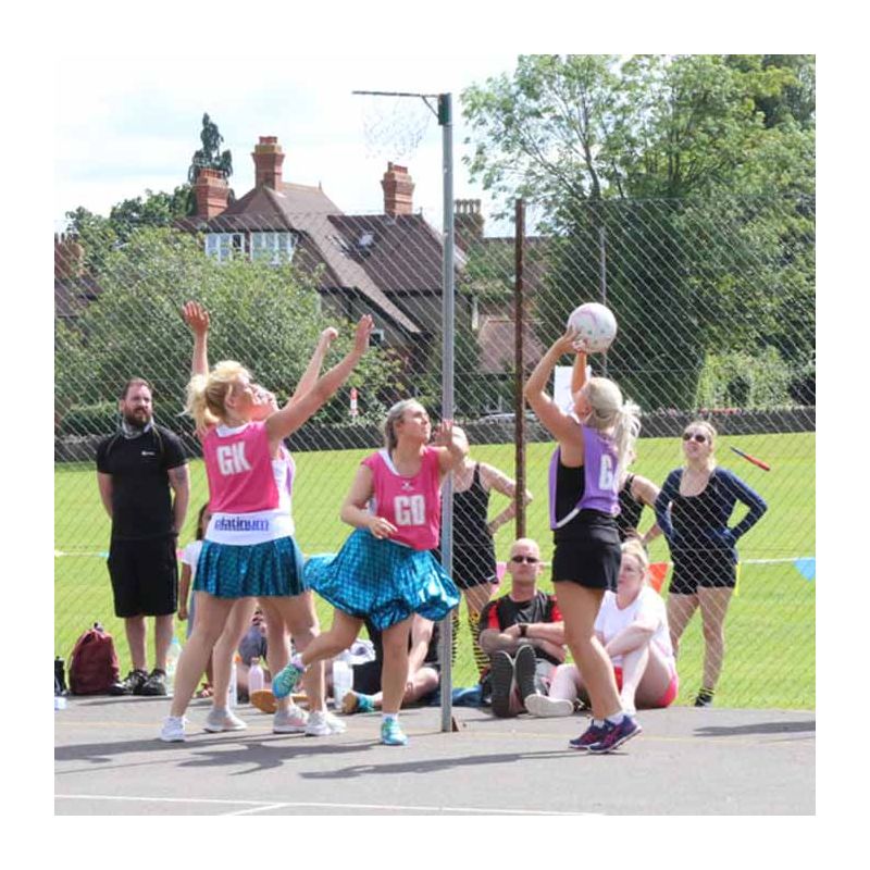 NB3 Socketed Netball Posts (Pair / 3 Adjustable Heights)