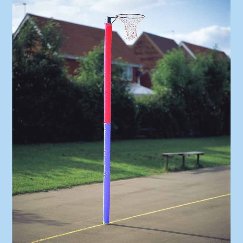 Multicoloured Netball Post Protectors | Harrod UK | sportsequip.co.uk
