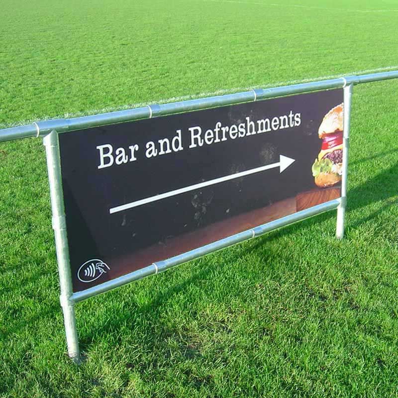 Spectator Barrier - Single Advertising Board Kit