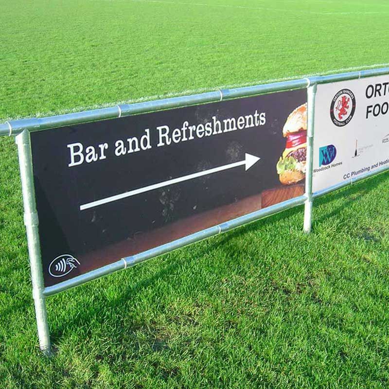 Spectator Barrier - Multiple Advertising Board Extension Kit