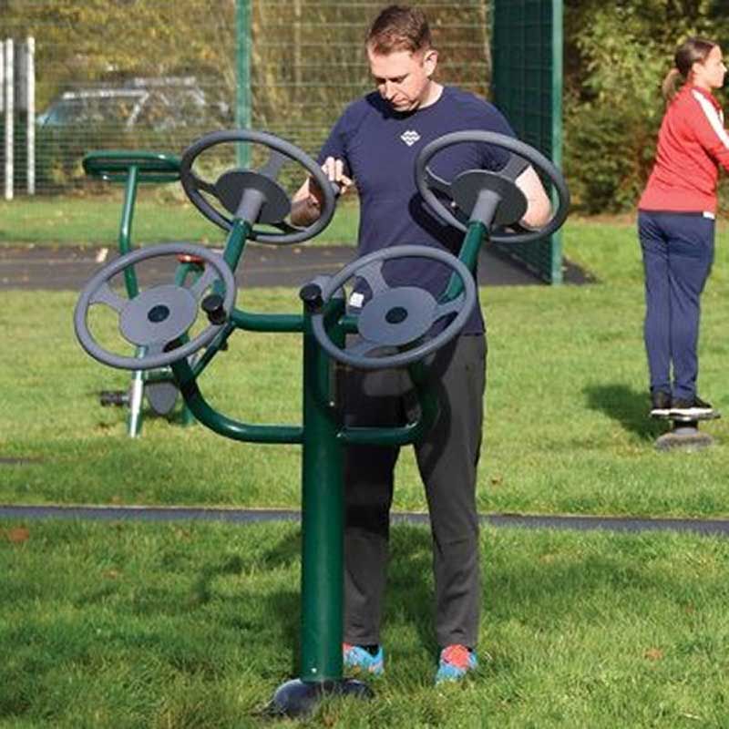 Steel Outdoor Gym Equipment - Tai Chi Discs