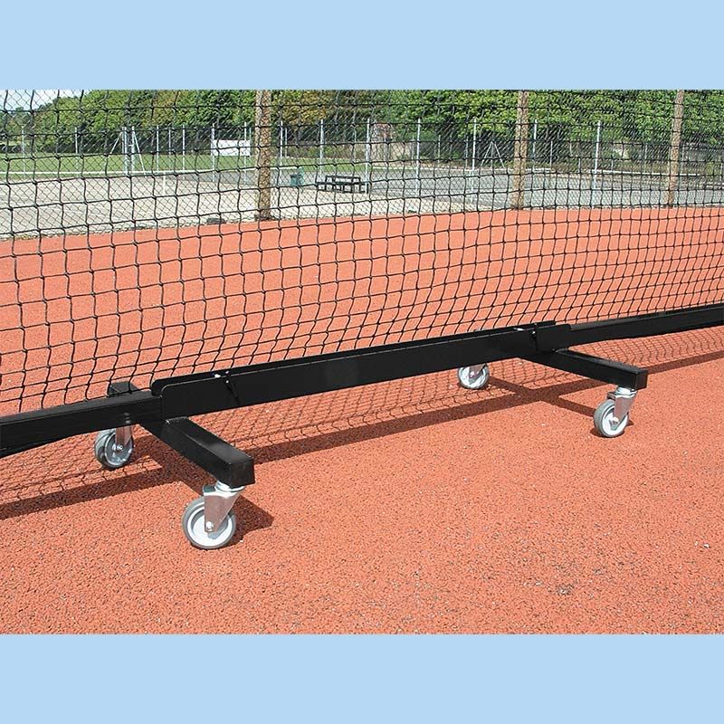 Harrod Sport - Freestanding Tennis Post Trolleys (Matt Black)
