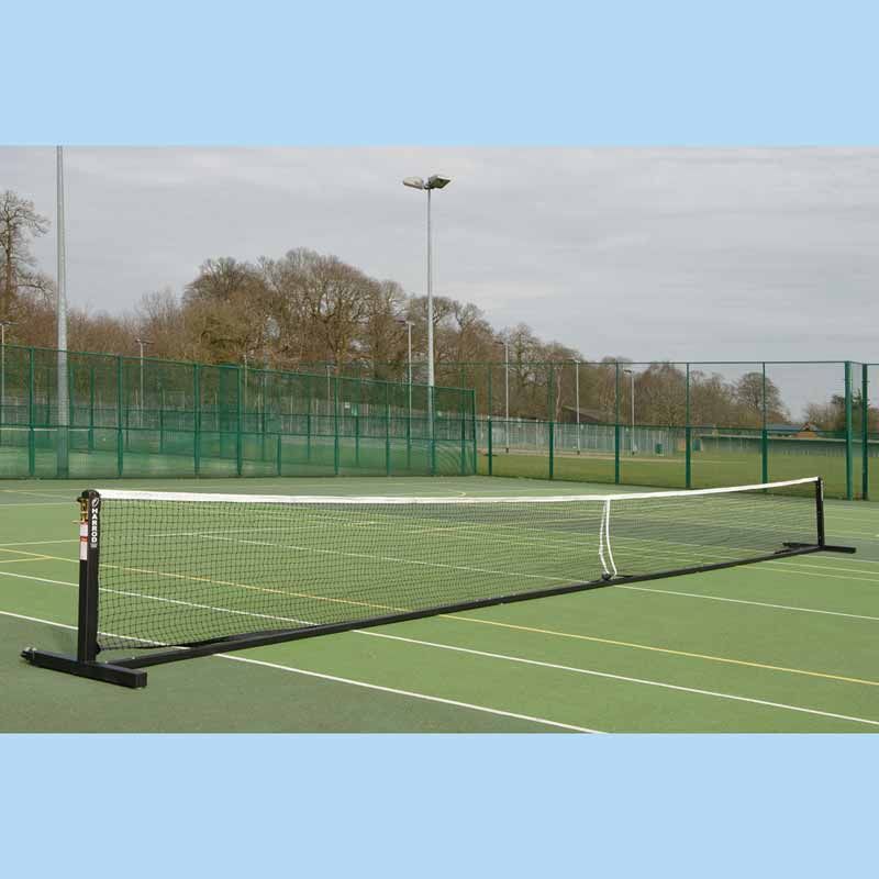 Wheelaway Freestanding Steel Tennis Posts (Matt Black)