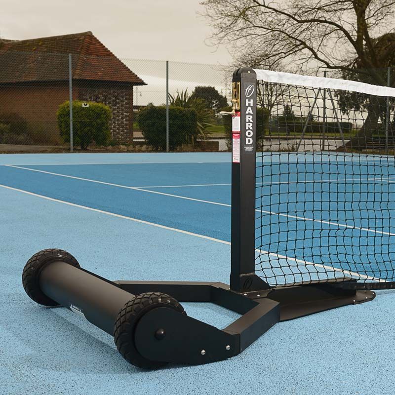 Freestanding Integral Weighted Wheelaway Tennis Posts