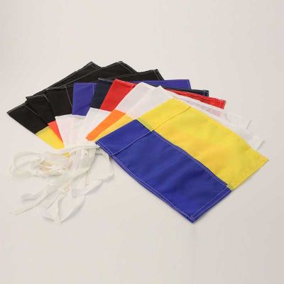 Football Corner Poles & Flags - Single & 2-Colour Flags