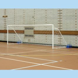 Pair of 5-a-side Indoor Foldaway Football Goals (3.66m x 1.22m / 12' x 4')