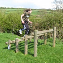 Timber Fitness Trails / Trim Trails - Run & Leap (Run & Jump)