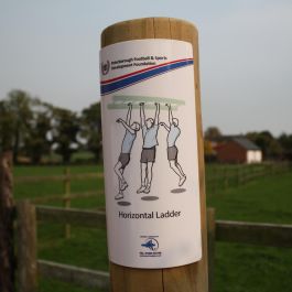 Fitness Trail Signage - Standard 2.1m Station Indicator Post