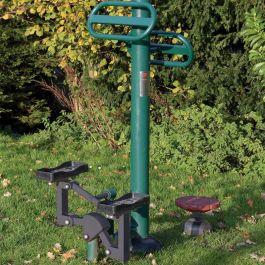 Steel Outdoor Gym Equipment - Twist 'n' Step