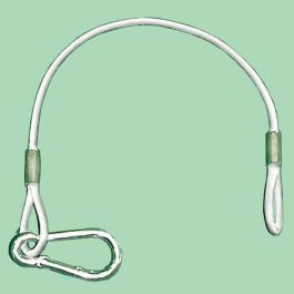 Freestanding Goal Anchors - Anchor Wire / Snap Hook