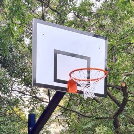 Heavy Duty Socketed Basketball Goals | Steel Backboards