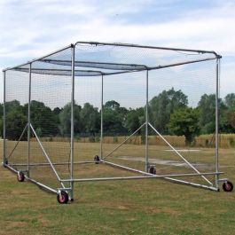 Premier Steel Wheelaway Cricket Cage with 6 wheels & full netting