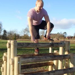 Timber Fitness Trails / Trim Trails - Log Stack