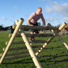Timber Fitness Trails / Trim Trails - Agility Frame (Low)