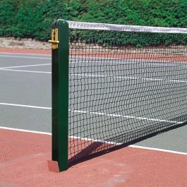 Harrod Sport Square Aluminium Tennis Posts & Sockets
