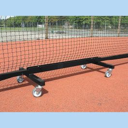 Harrod Sport - Freestanding Tennis Post Trolleys (Matt Black)